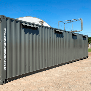 Container 40Pés High Cube Dry Cargo (12 Metros) com 2,90m Altura ...